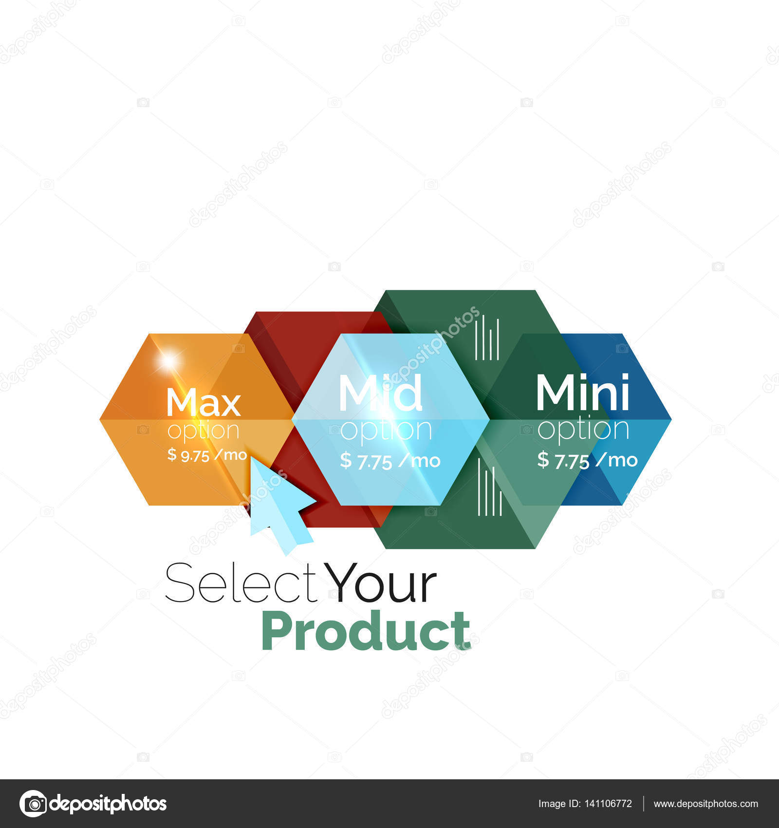 Option select template Stock Vector Image by ©akomov #141106772