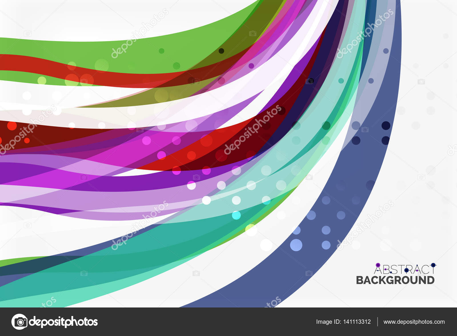 Flowing abstract background Stock Vector Image by ©akomov #141113312