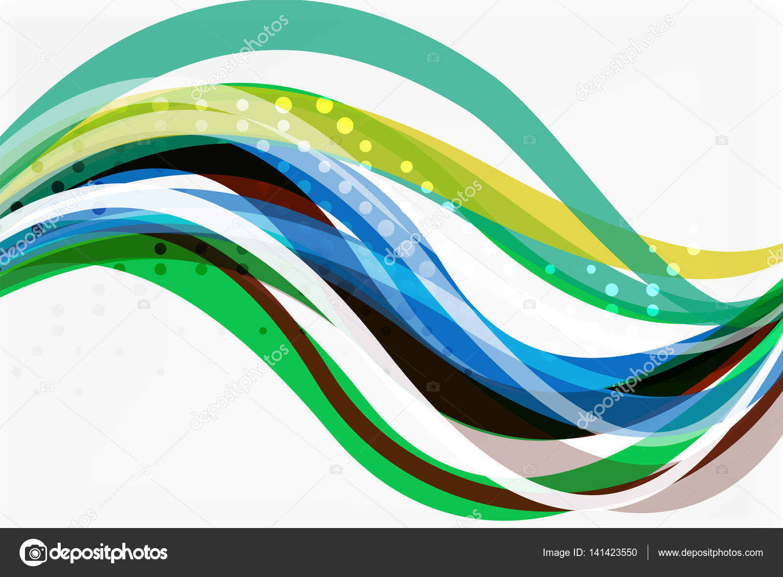 Vector Geometric Flowing Lines Abstract Background Stock Vector Image By ©akomov 141423550