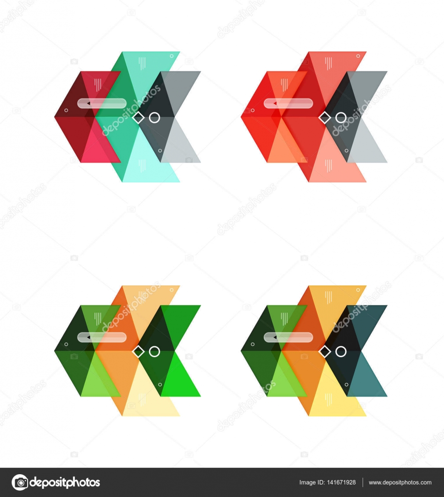 Vector blank infographic arrow templates Stock Vector by ©akomov 141671928