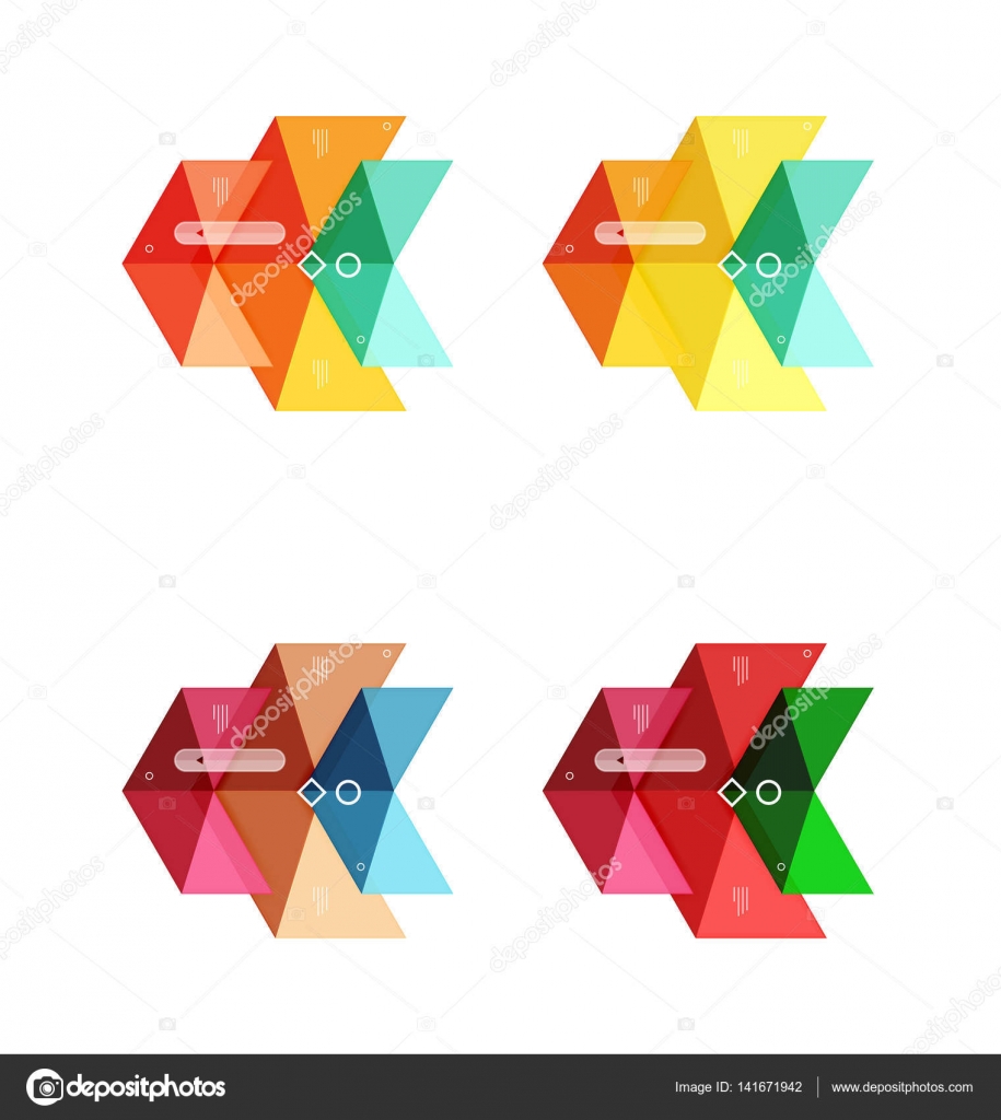 Vector blank infographic arrow templates Stock Vector by ©akomov 141671942