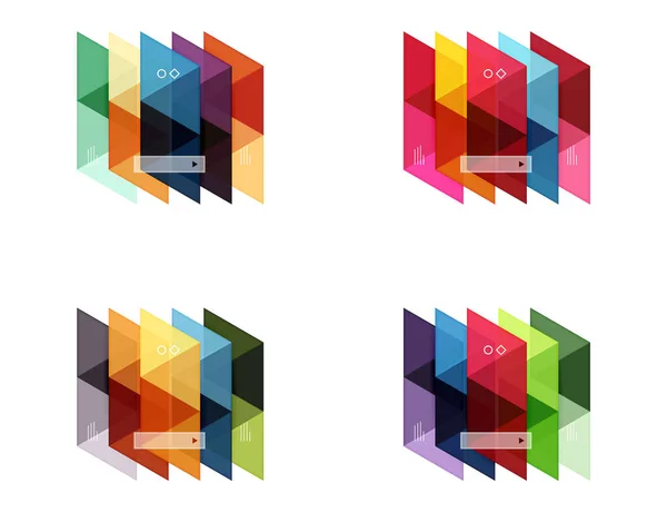 Blank triangle infographic backgrounds Stock Vector by ©akomov 141236218