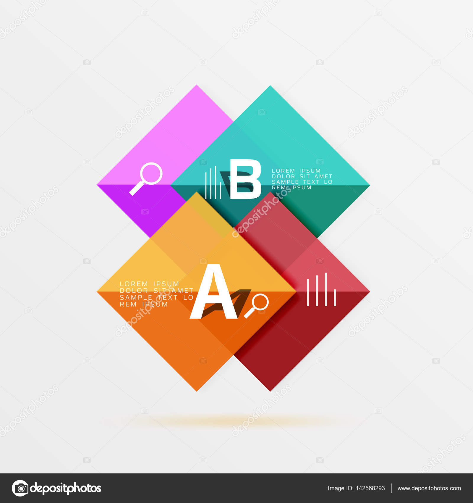 Vector square banner Stock Vector Image by ©akomov #142568293