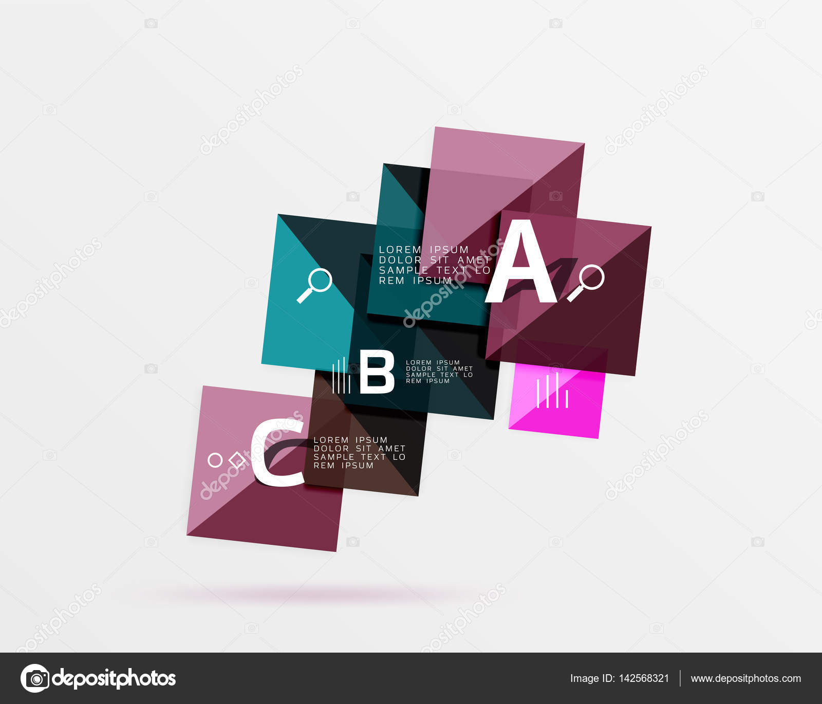 Vector square banner Stock Vector by ©akomov 142568321