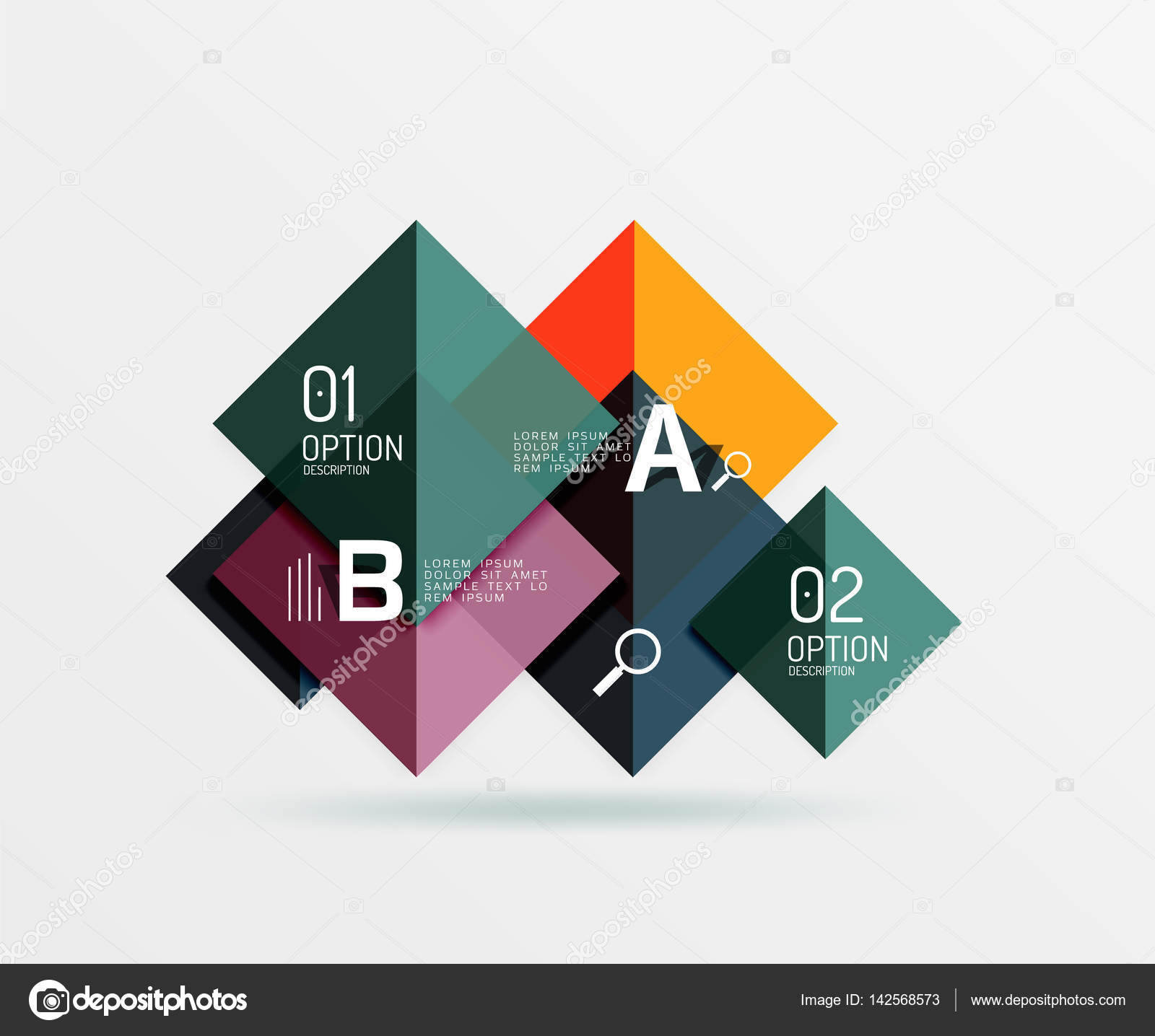 Vector square banner Stock Vector by ©akomov 142568573