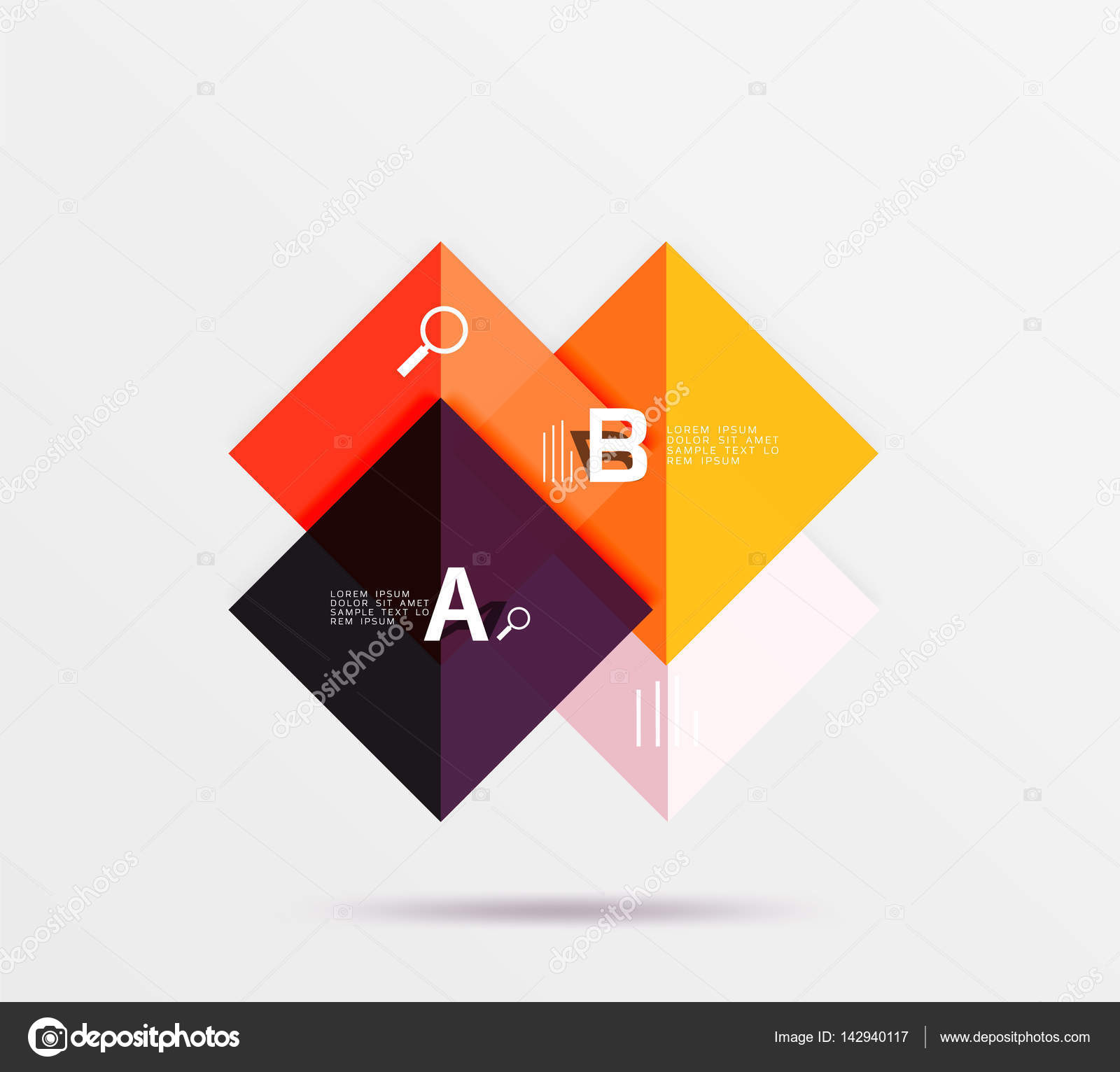 Vector square banner Stock Vector by ©akomov 142940117