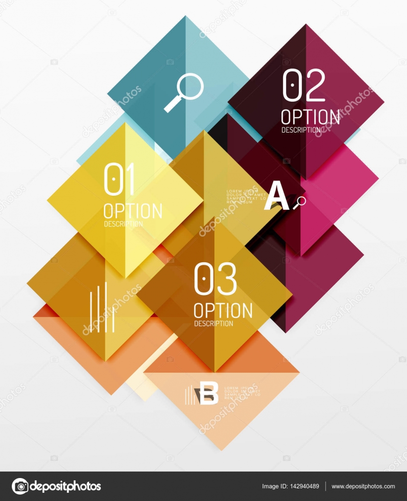 Repetition of overlapping color squares Stock Vector by ©akomov 142940489