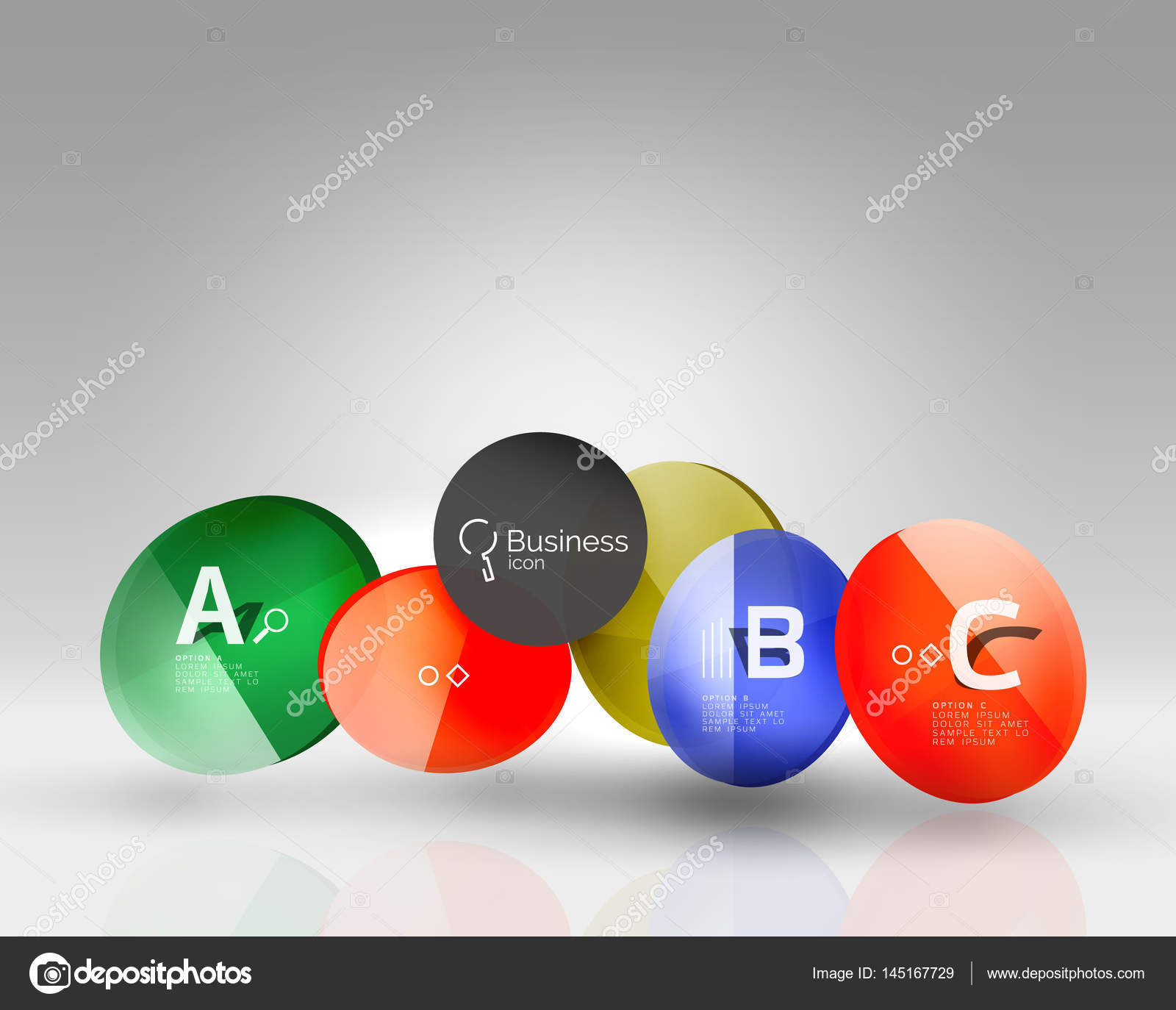 Circle banner template Stock Vector by ©akomov 145167729