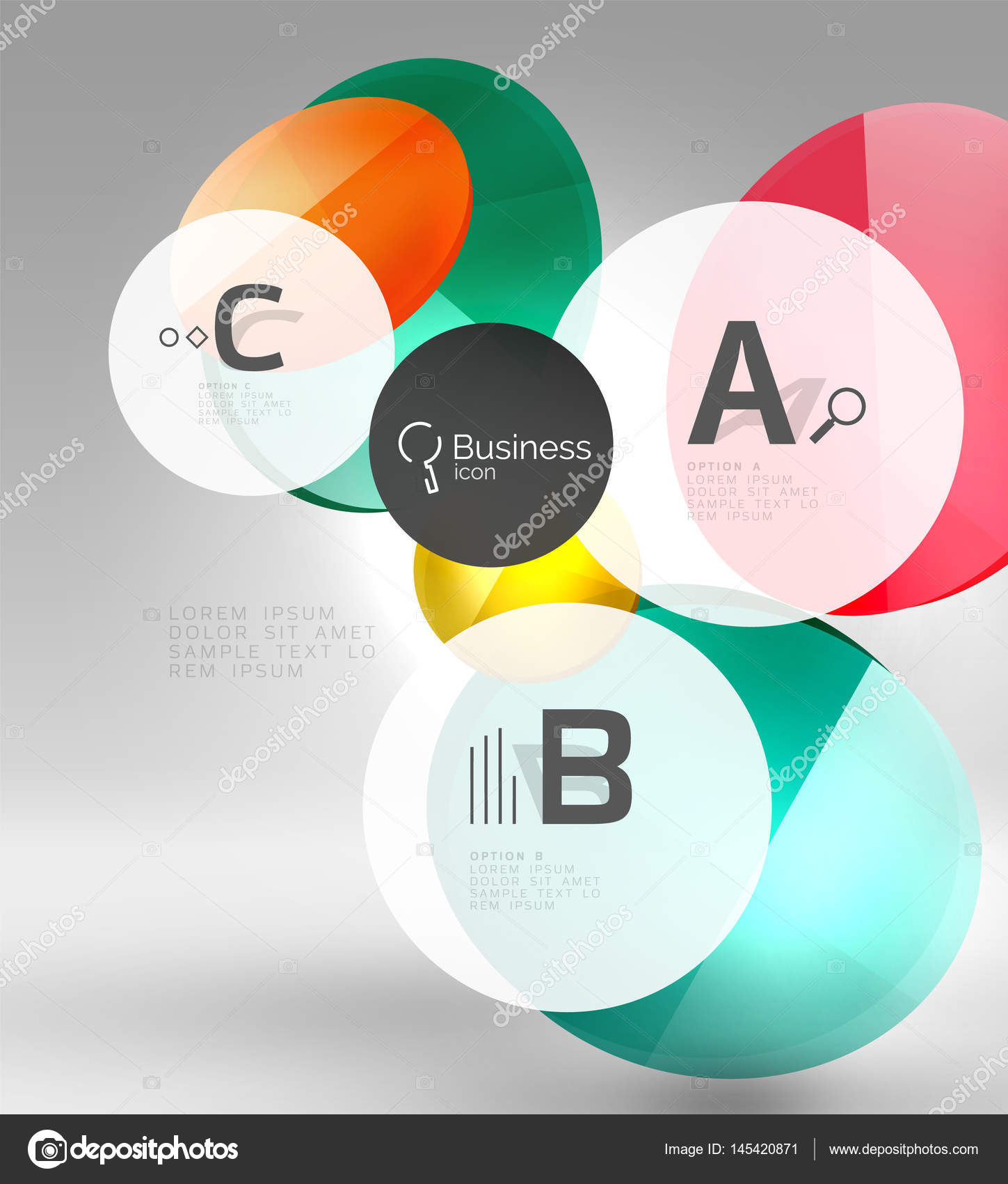 Vector circle infographics Stock Vector by ©akomov 145420871