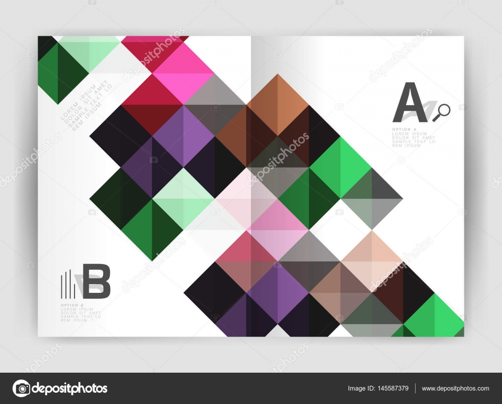 Vector square template background Stock Vector by ©akomov 145587379