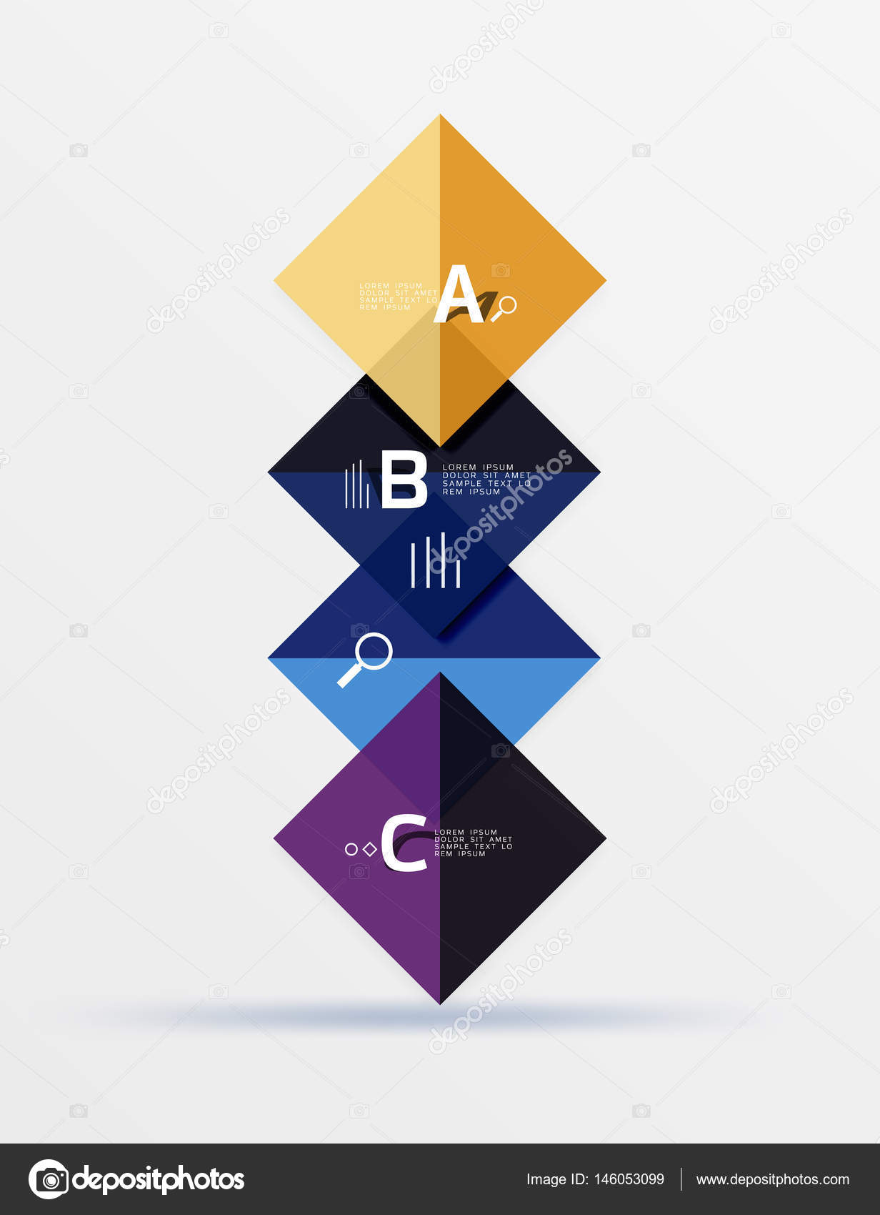 Vector square banner Stock Vector by ©akomov 146053099