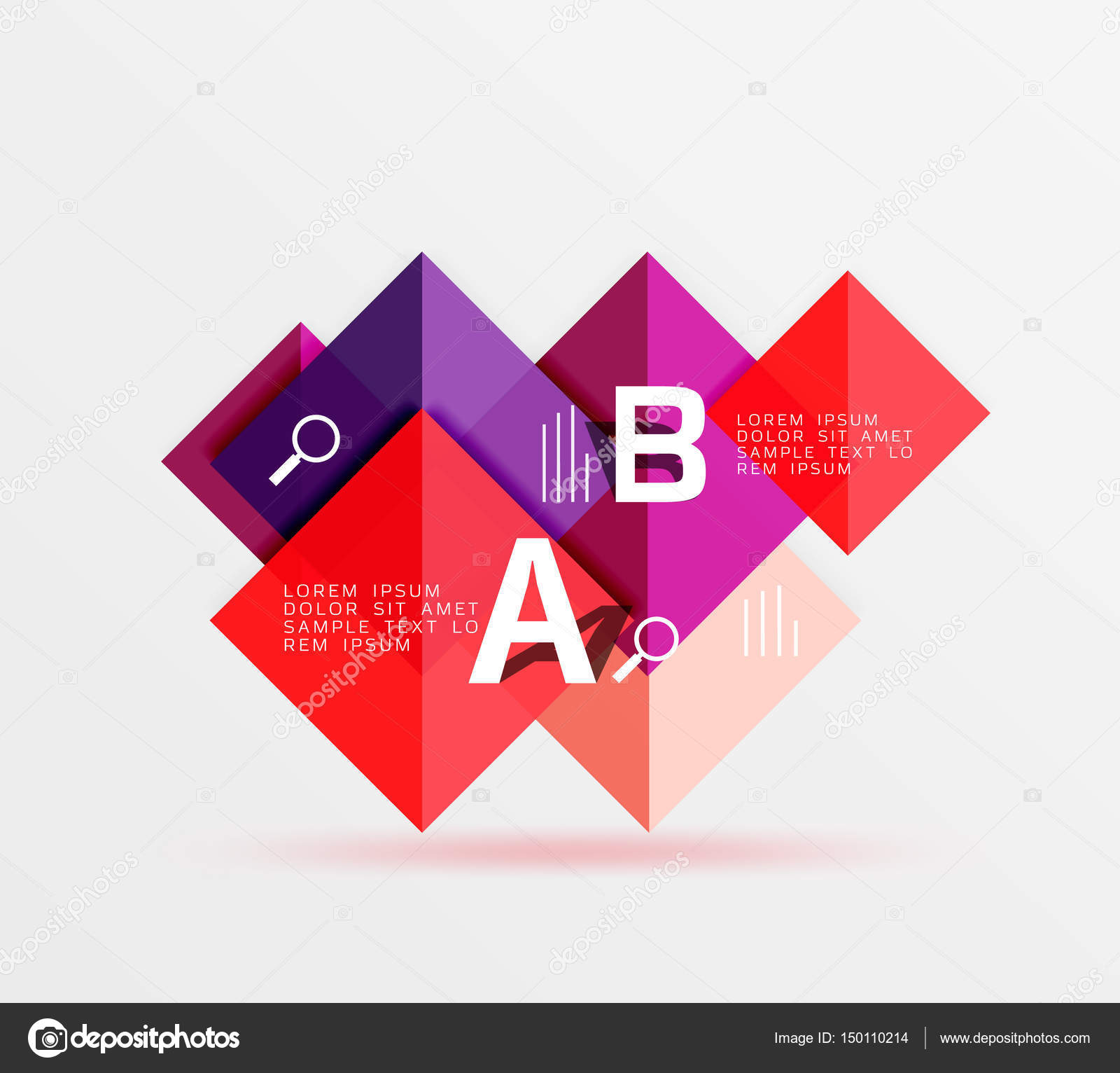 Vector square banner Stock Vector by ©akomov 150110214