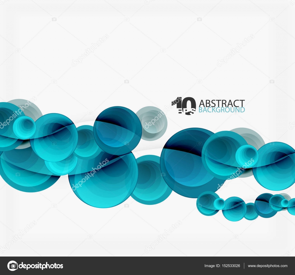 Circle vector background Stock Vector by ©akomov 152533026