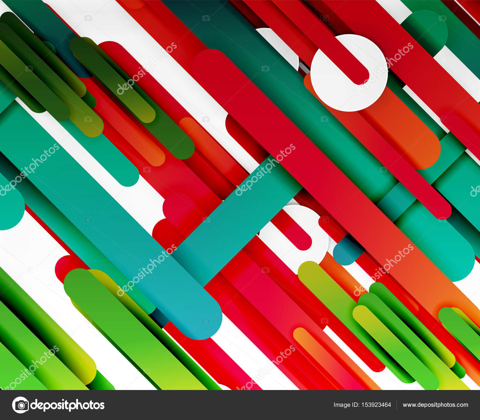 Cut 3d paper color straight lines abstract background Stock Vector ...
