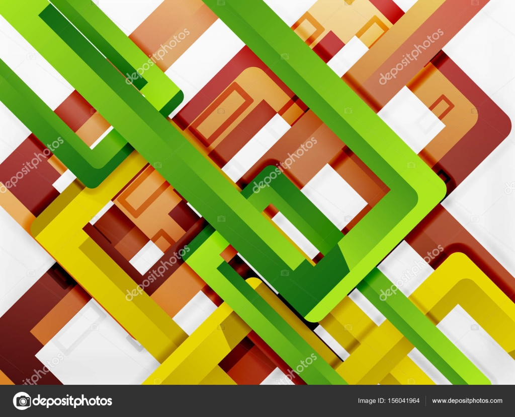 Rectangle tube elements, vector background Stock Vector by ©akomov 156041964