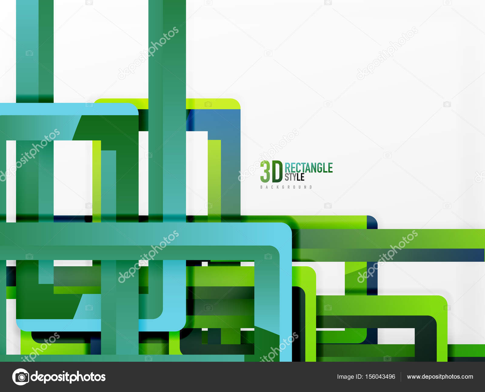 Rectangle tube elements, vector background Stock Vector by ©akomov 156043496