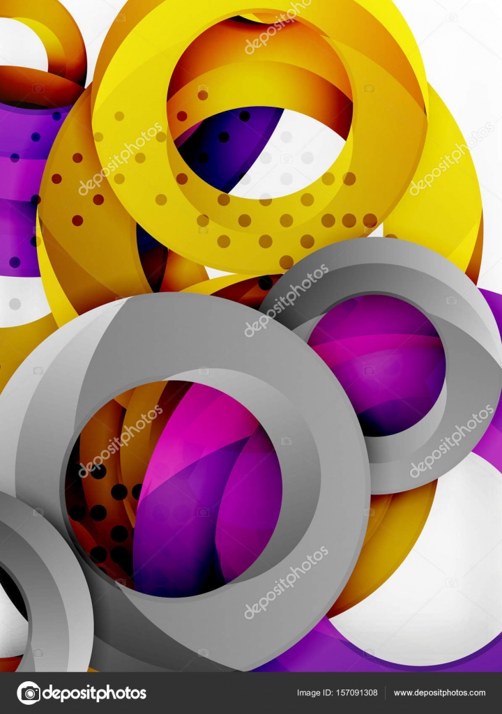Circle background design Stock Vector Image by ©akomov #157091308