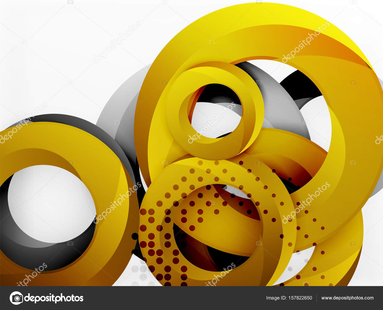 Circle background design Stock Vector Image by ©akomov #157822650