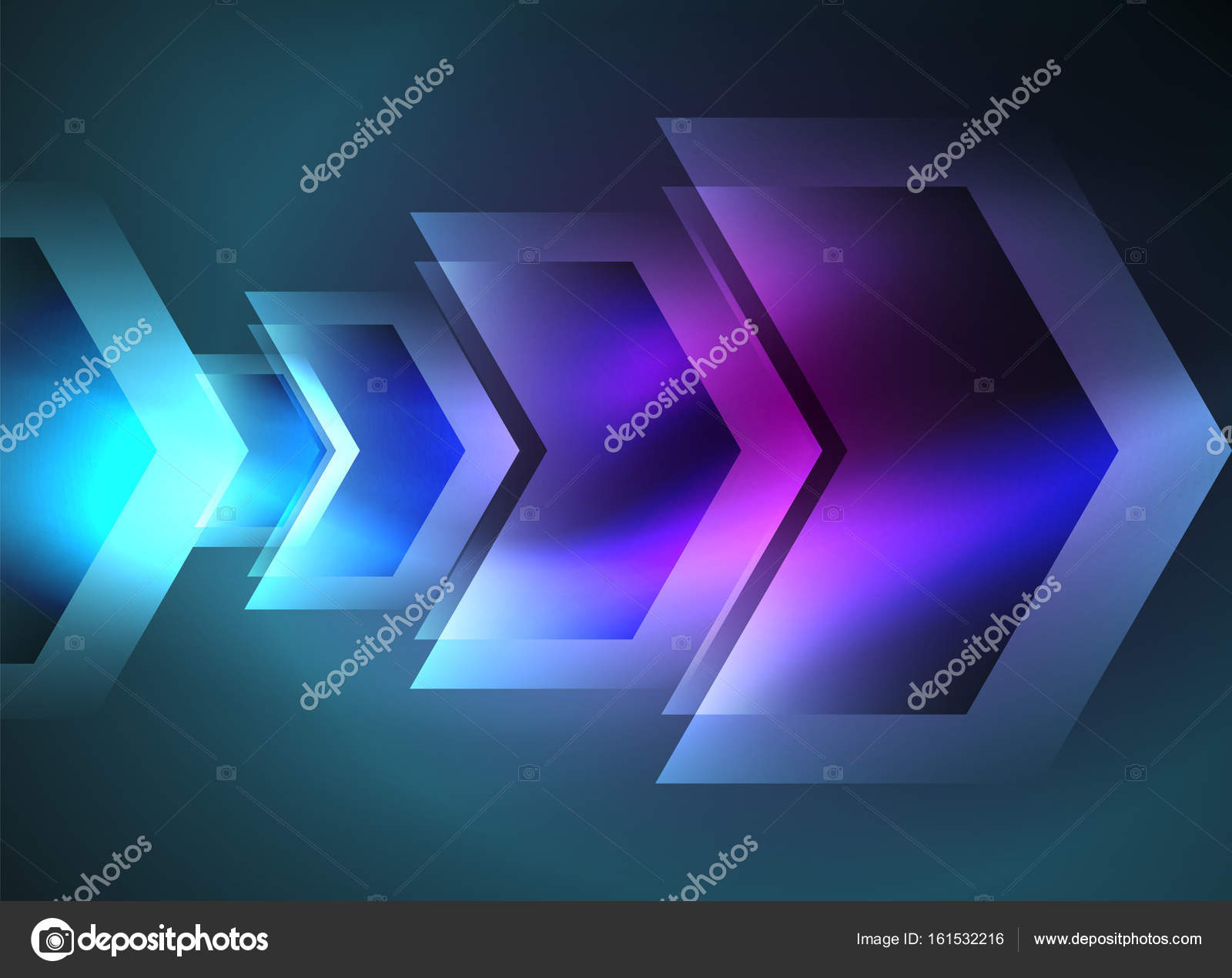 Digital technology glowing arrows Stock Vector Image by ©akomov #161532216