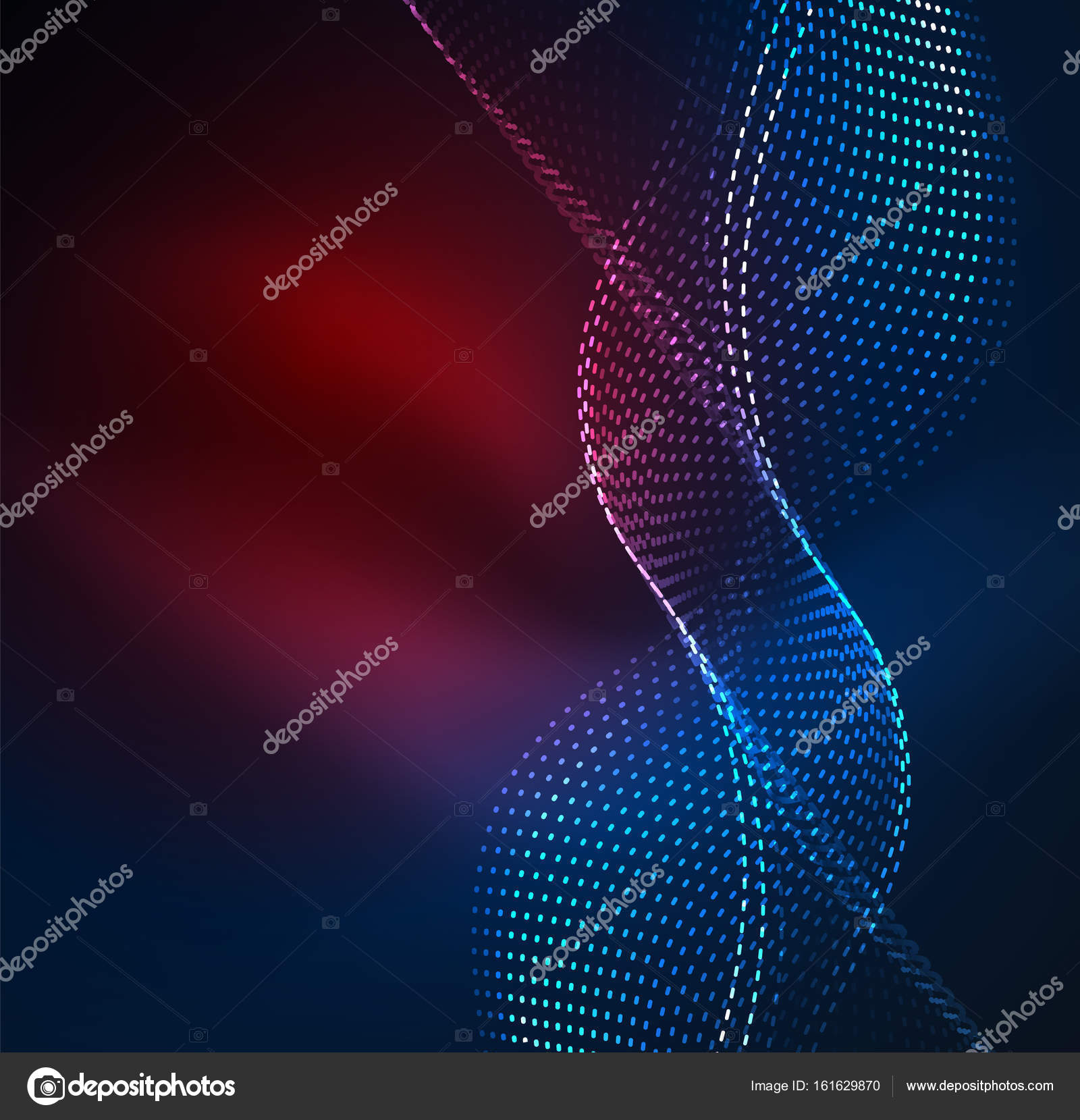 Vector wave particles background Stock Vector Image by ©akomov #161629870
