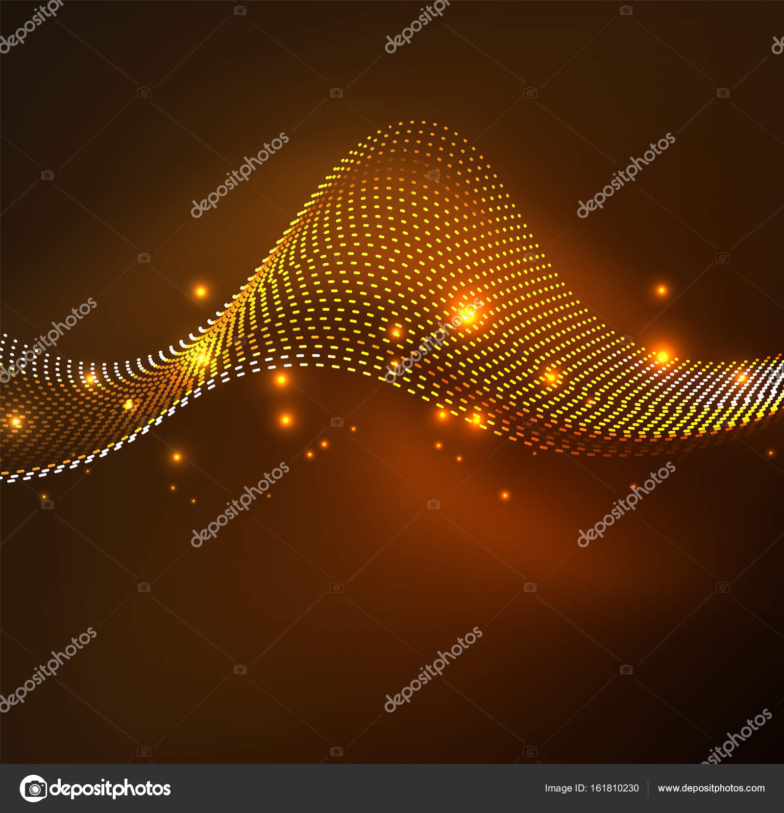 Vector wave particles background Stock Vector Image by ©akomov #161810230