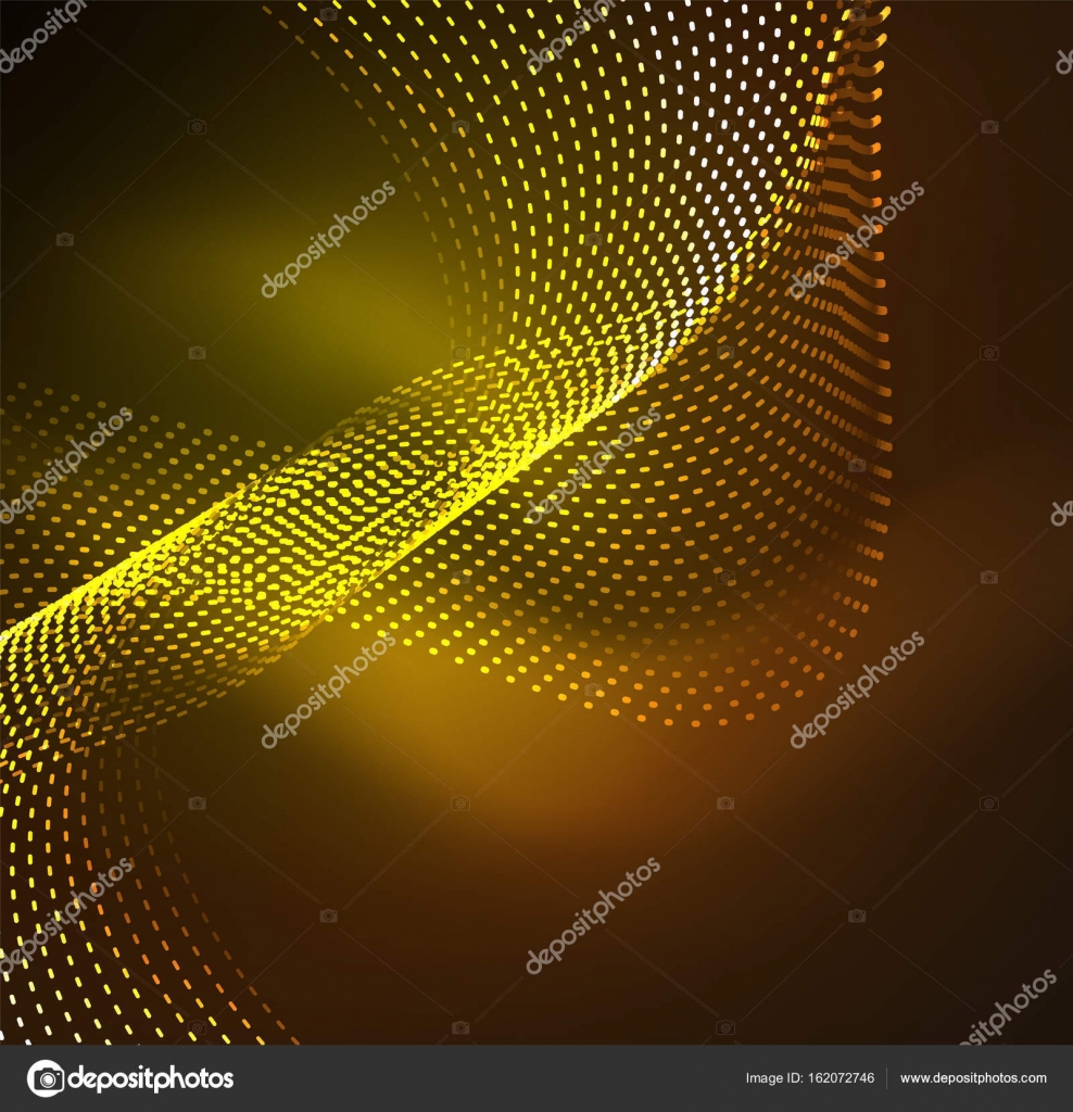 Vector wave particles background Stock Vector Image by ©akomov #162072746