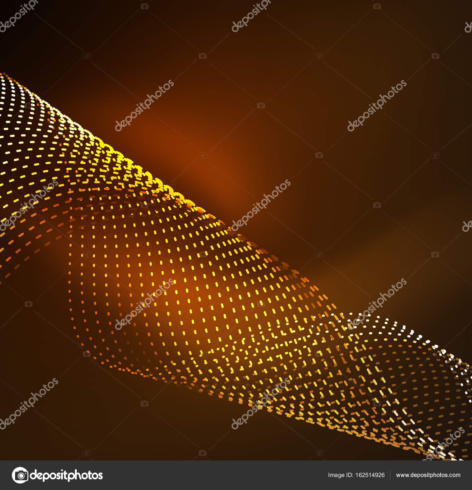Vector wave particles background Stock Vector Image by ©akomov #162514926