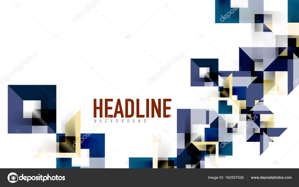 Business presentation geometric template Stock Vector by ©akomov 162557026