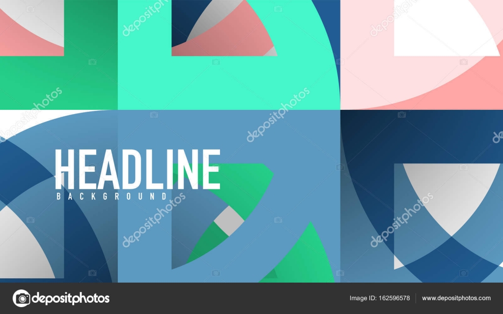 Business presentation geometric template Stock Vector by ©akomov 162596578