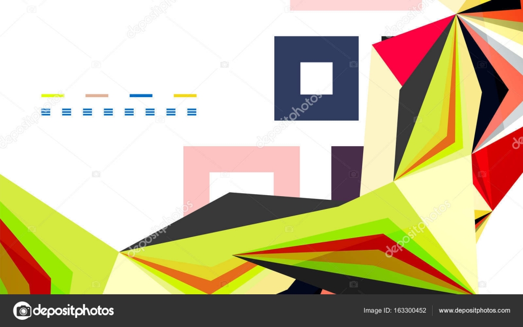 Modern triangle presentation template Stock Vector by ©akomov 163300452