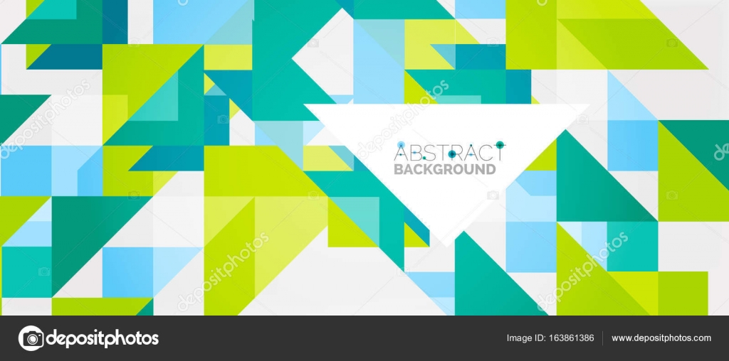 Triangle pattern design background Stock Vector by ©akomov 163861386