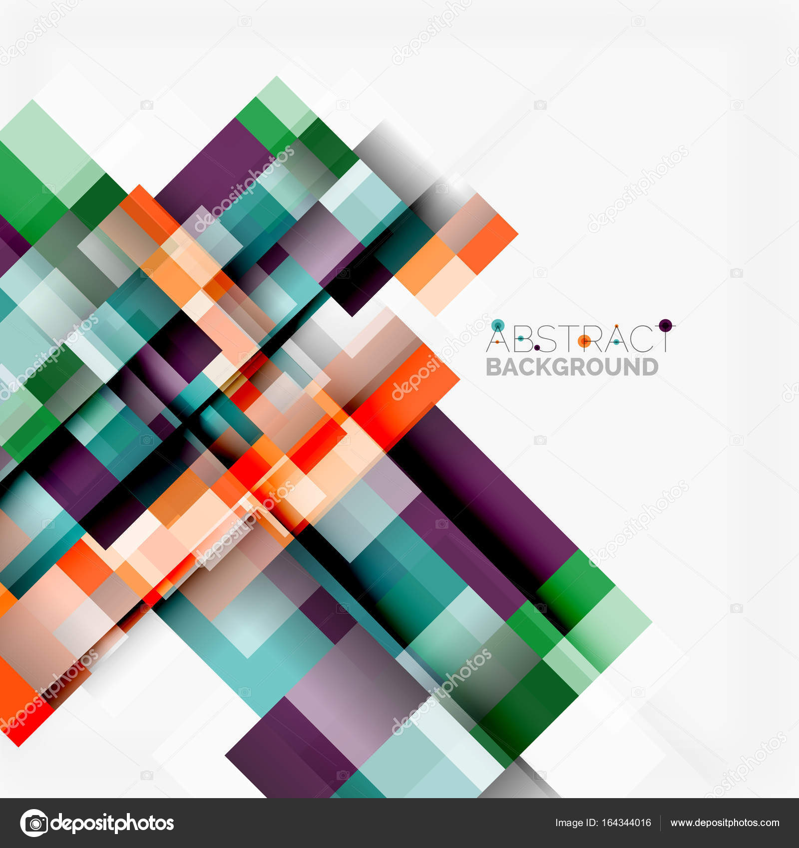 Abstract blocks template design background, simple geometric shapes on ...