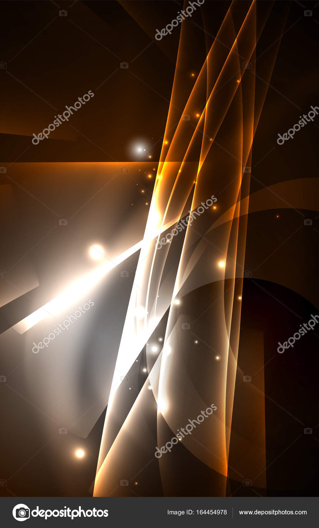 Vector polar lights concept background Stock Vector by ©akomov 164454978