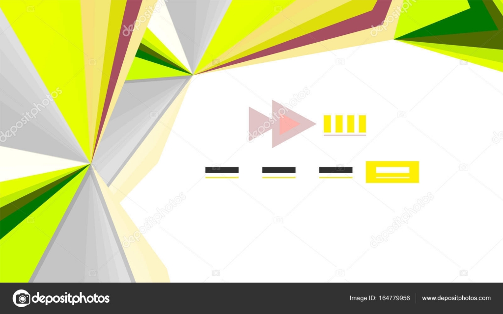 Modern triangle presentation template Stock Vector by ©akomov 164779956