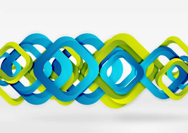 Squares geometric shapes in light grey 3d space Stock Vector by ©akomov ...