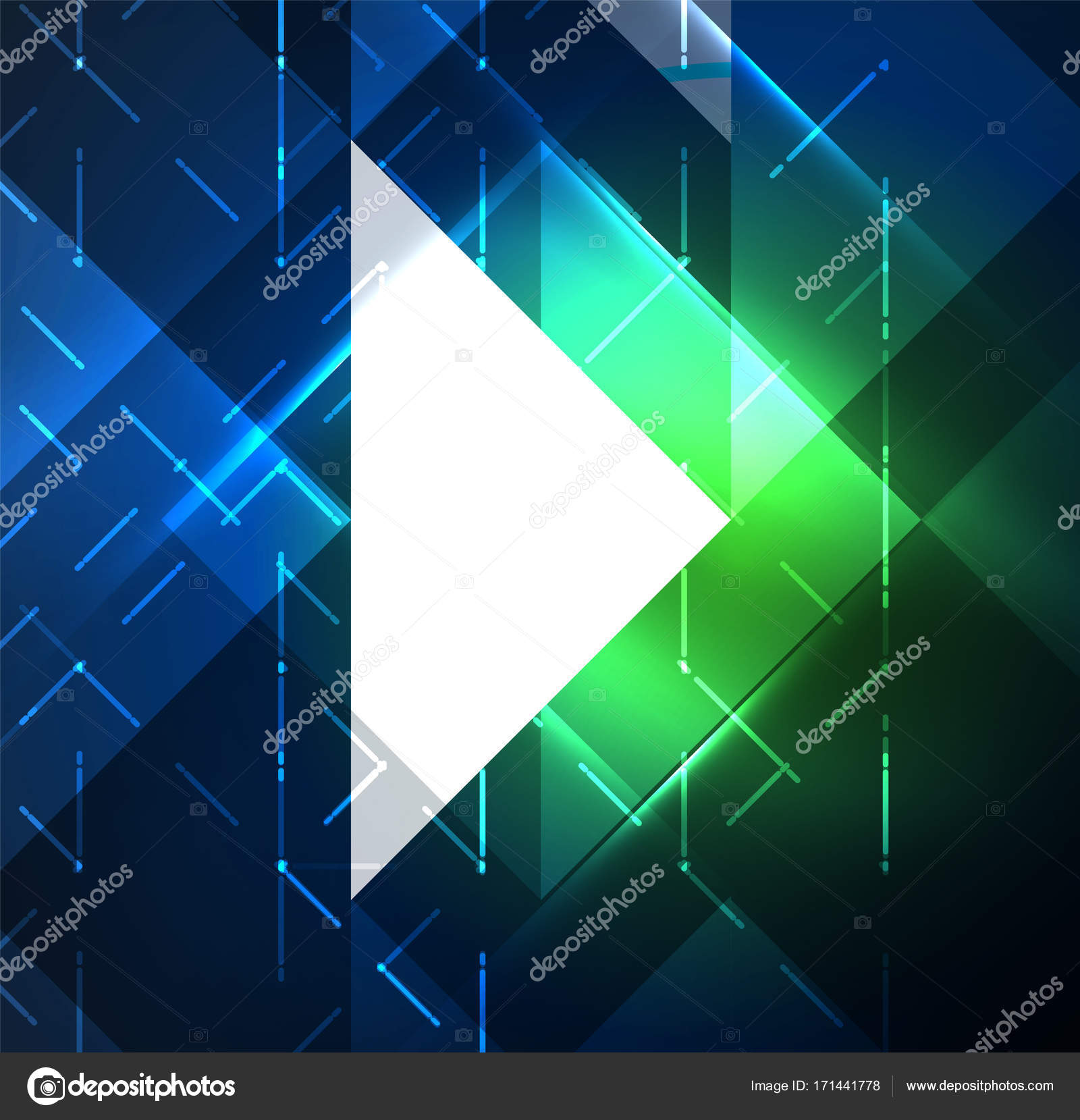 Cosmic electric background with shiny glowing plexus electricity ...