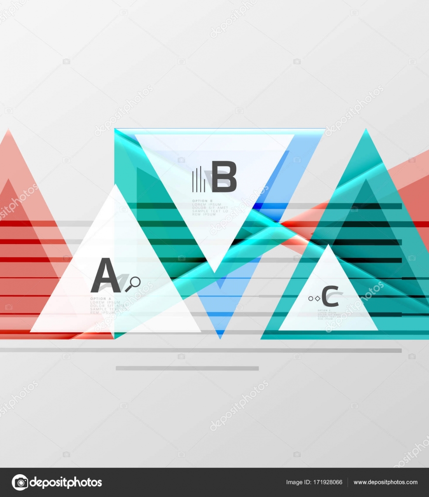 Color triangles background design Stock Vector Image by ©akomov #171928066