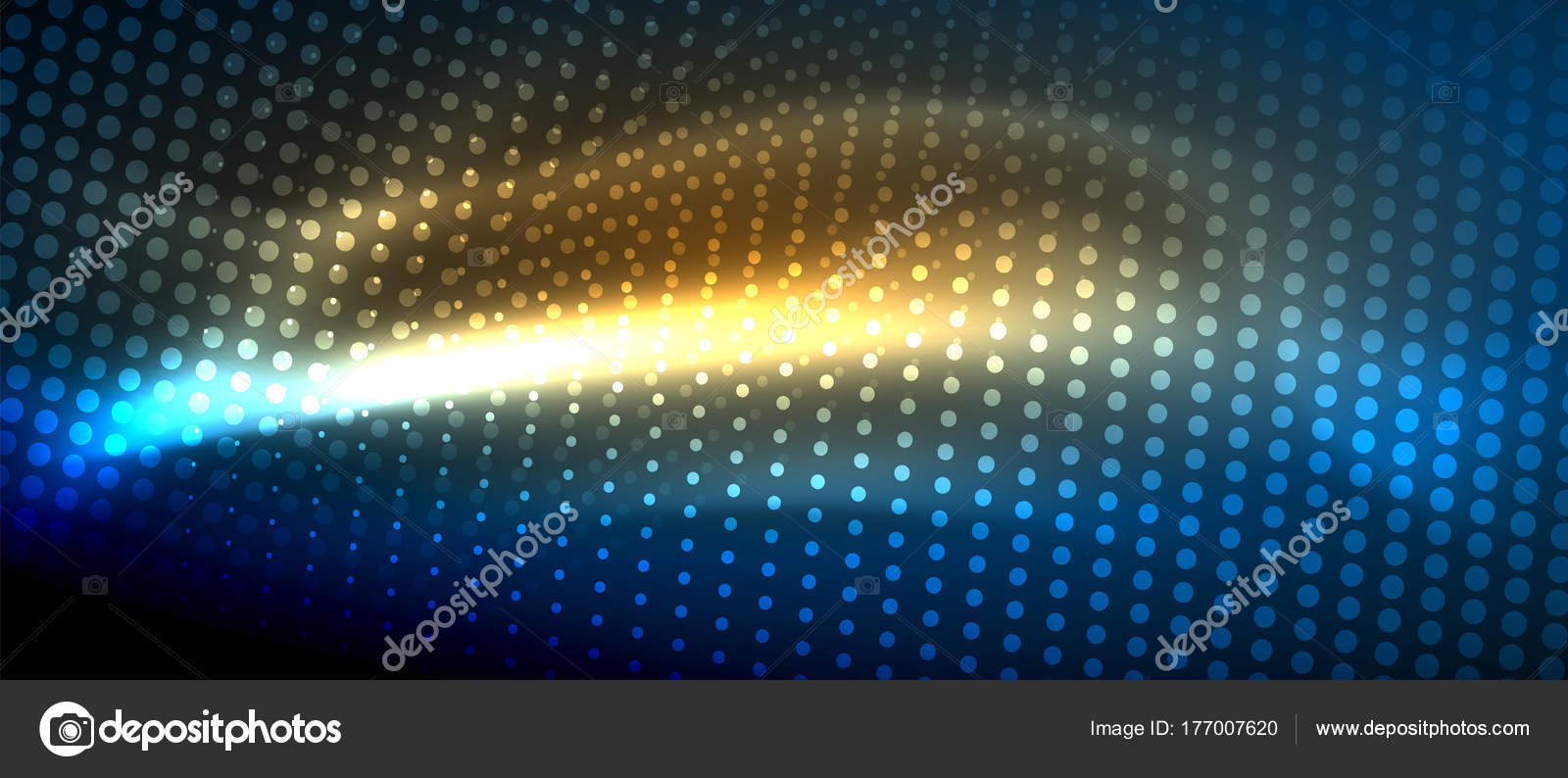 Neon Light Effects Particles Stock Vector Image By ©akomov 177007620
