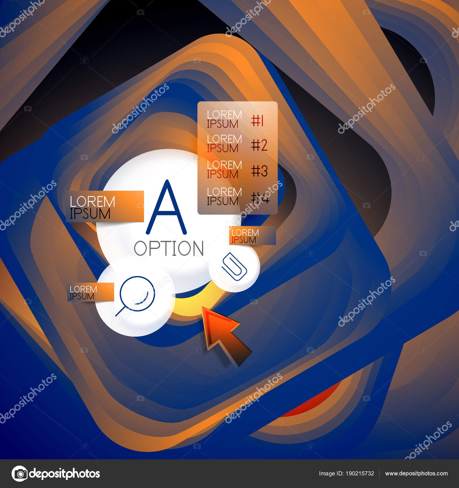 Rotating swirl square background, color rectangles with stepping ...