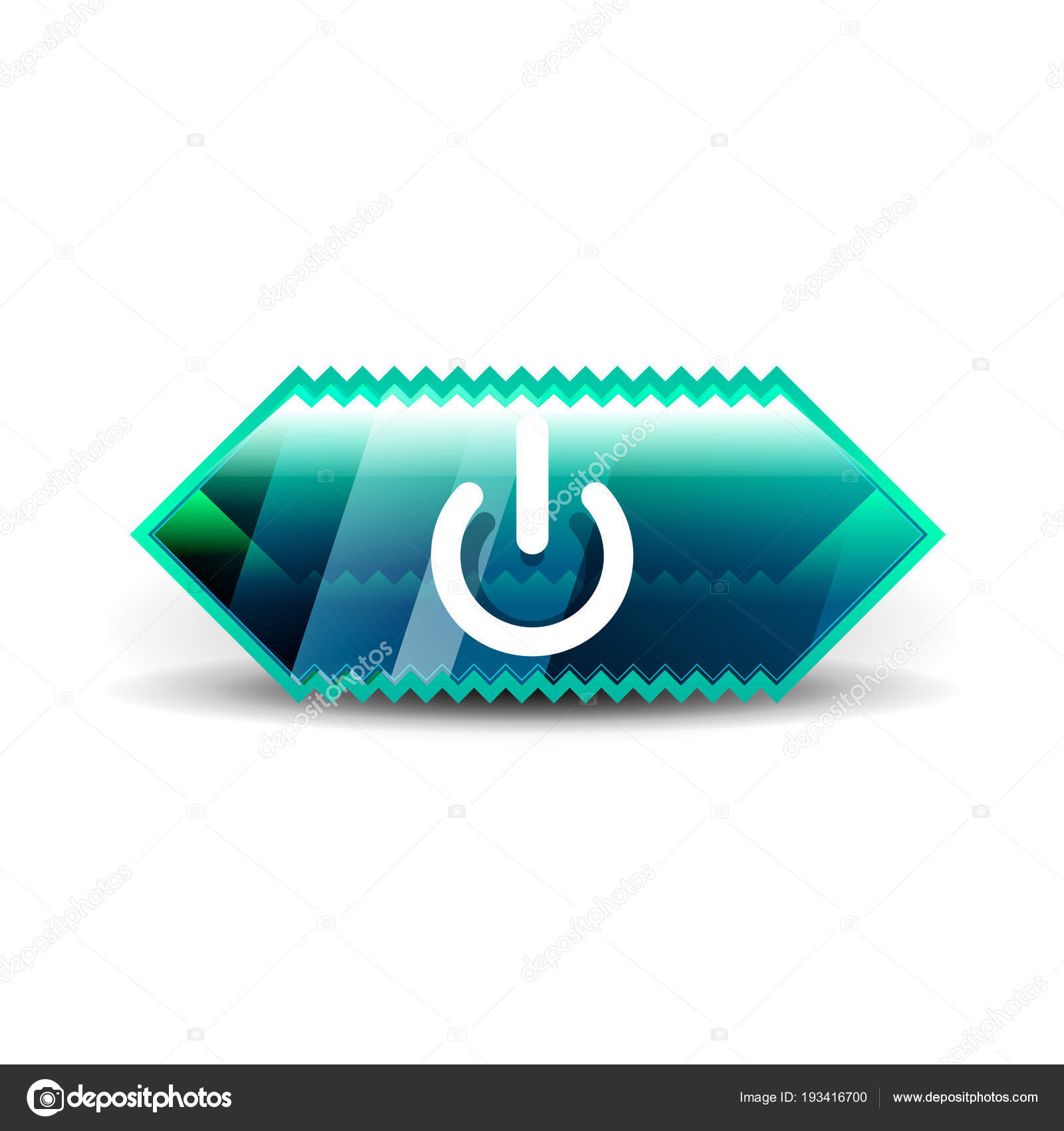 Start power button, ui icon design, on off symbol Stock Vector by ...