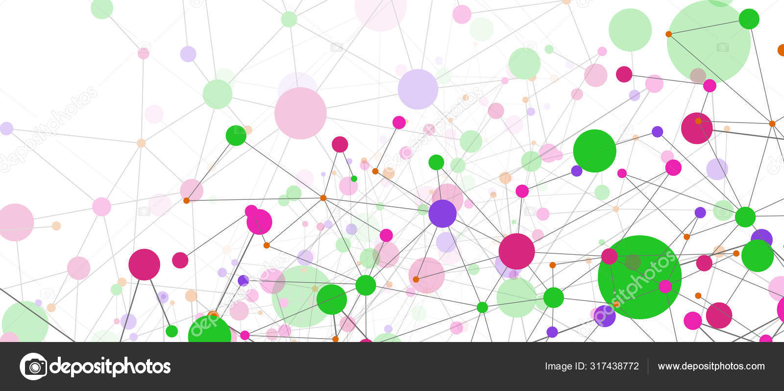 Line points connections geometric abstract background. Stock Vector ...