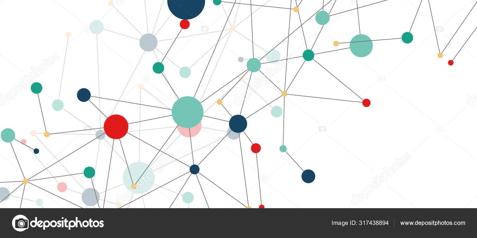 Line points connections geometric abstract background. Stock Vector ...