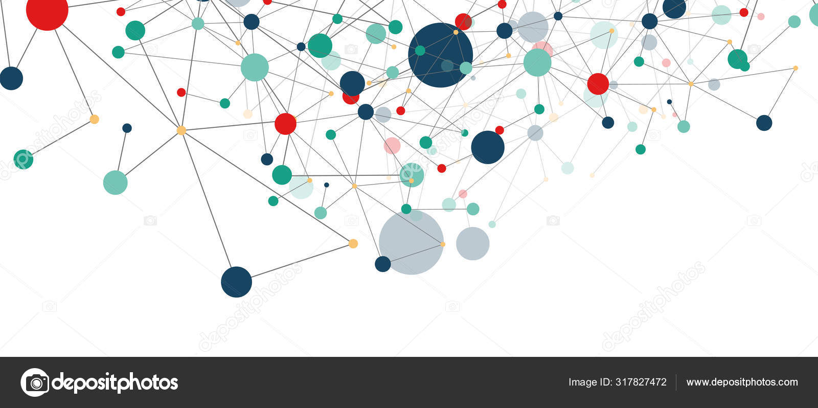 Line points connections geometric abstract background. Stock Vector ...