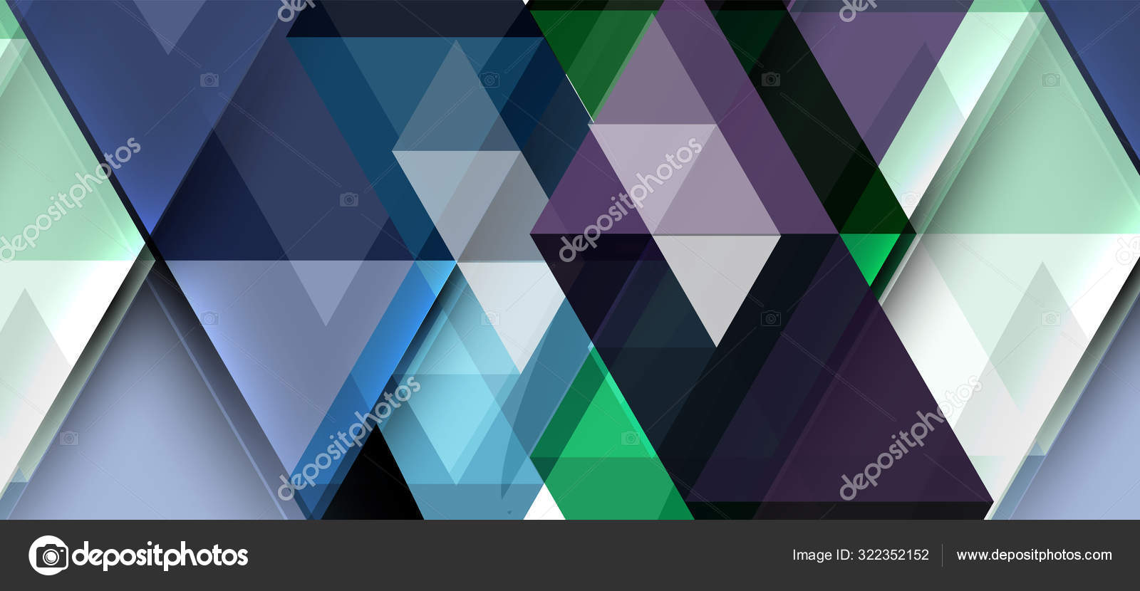 Modern mosaic triangle template background, great design for any ...