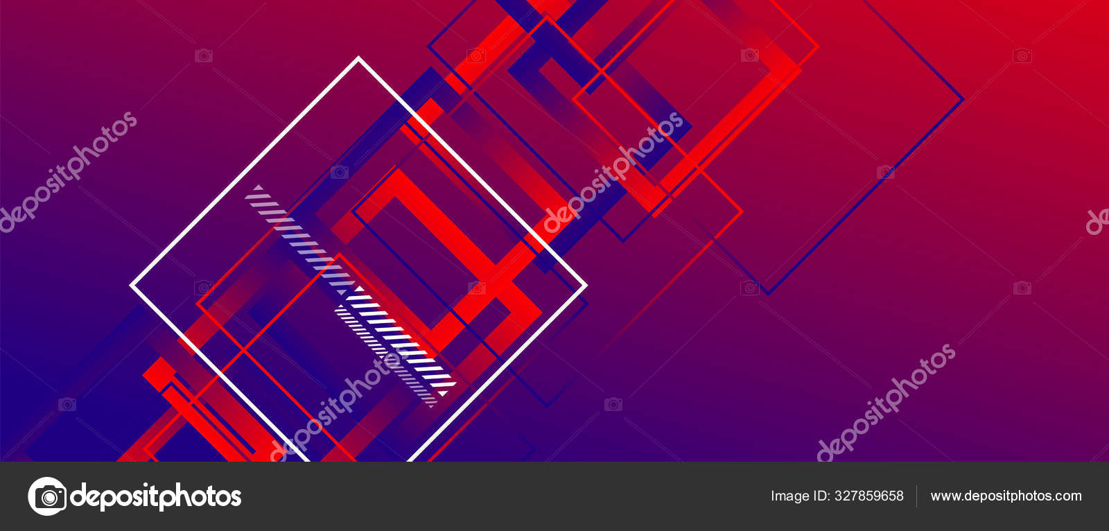 Abstract background with simple square or rectangle geometrical shapes ...