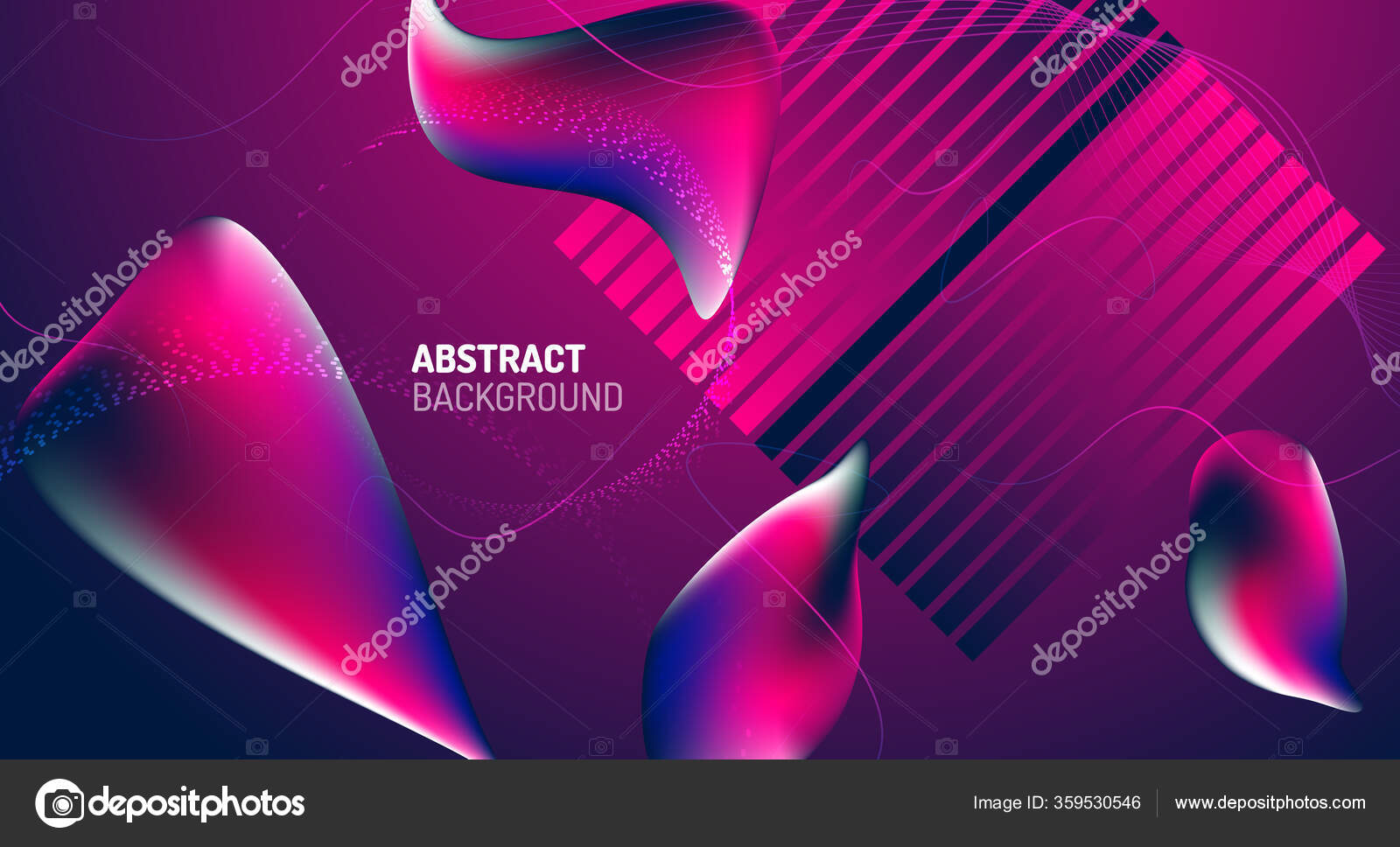 Fluid liquid color gradient background design. Vector illustration ...