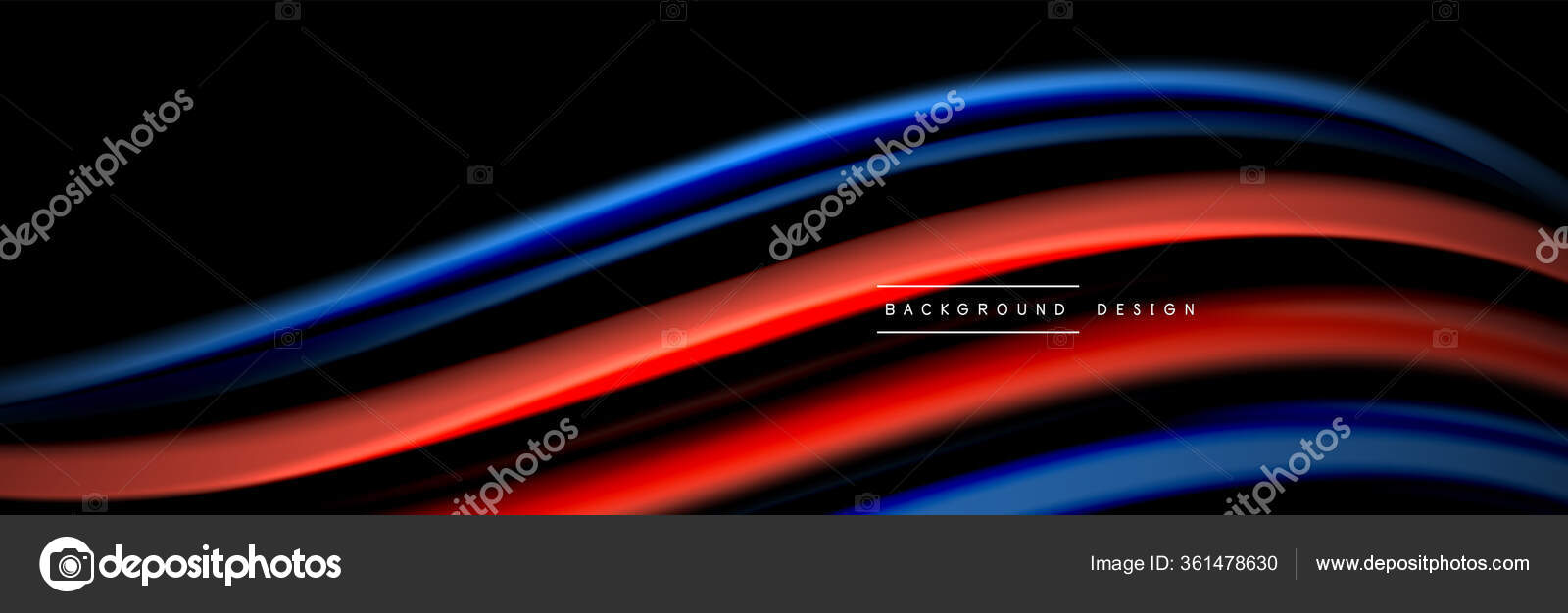 Silk and smooth flow wave poster design. Color waves, liquid style ...