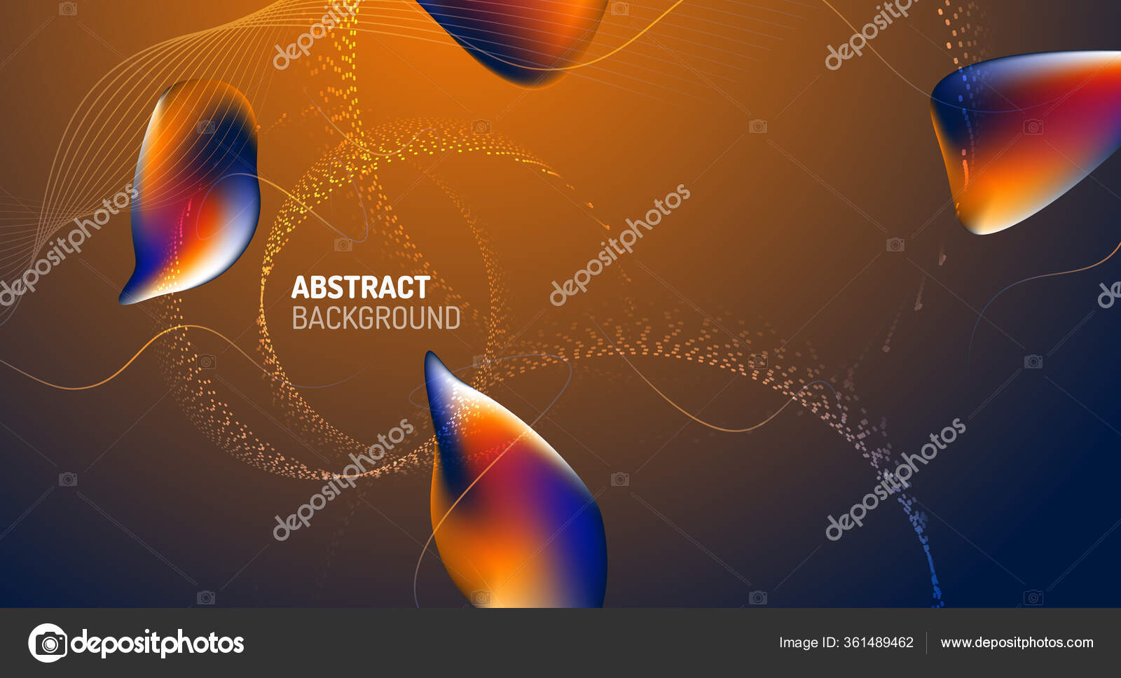 Fluid liquid color gradient background design. Vector illustration ...