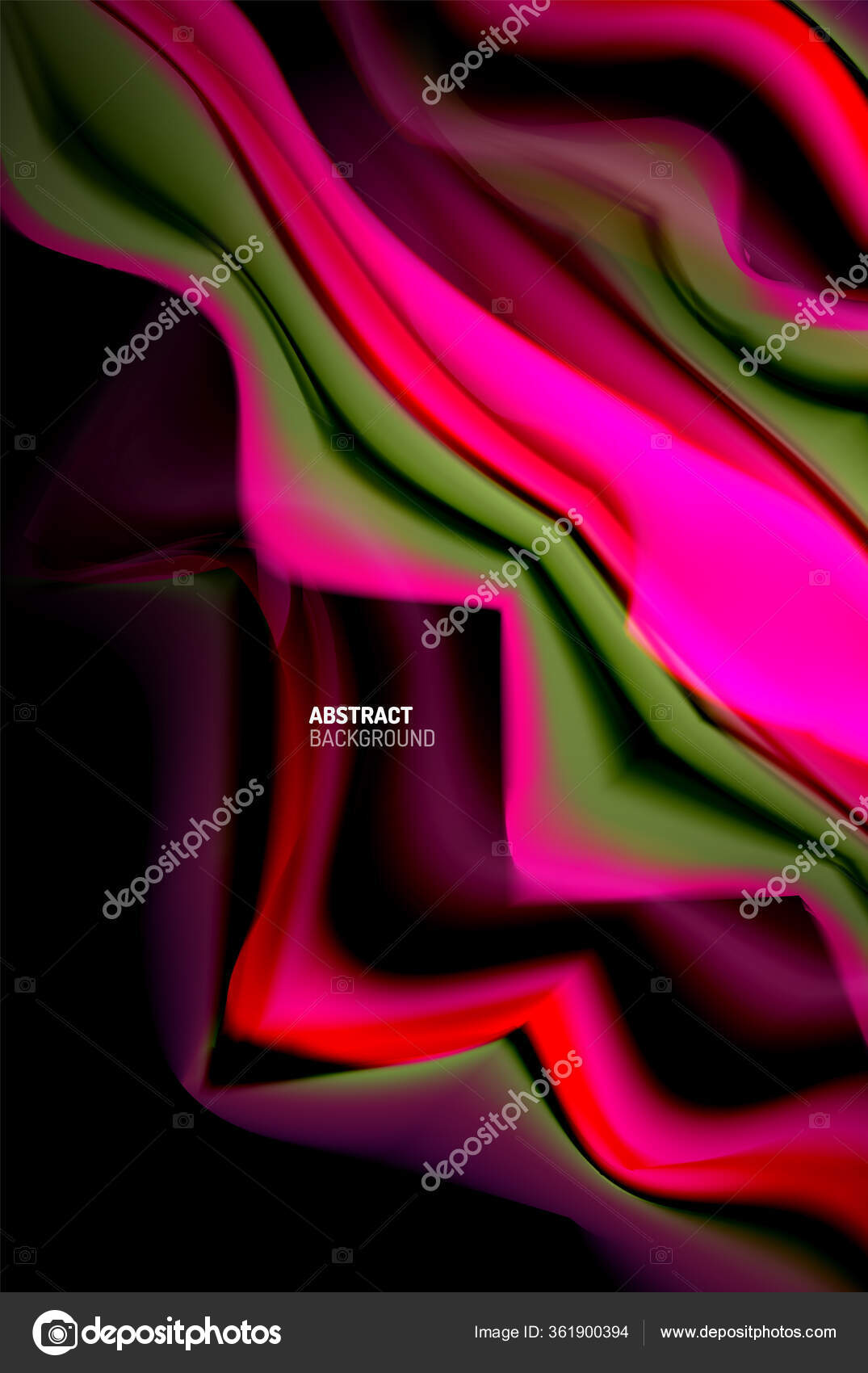 Liquid gradients abstract background, color wave pattern poster design ...