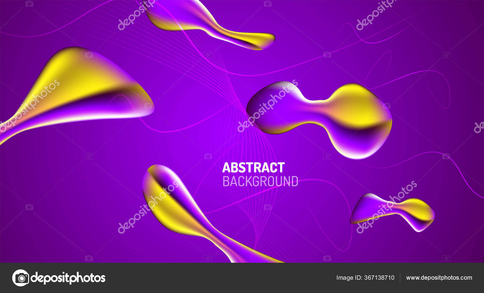 Fluid gradients, abstract liquid bubble shapes background Stock Vector ...